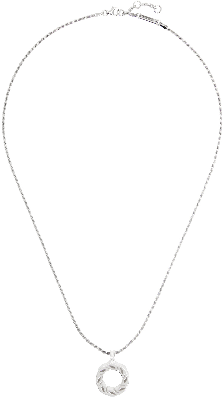Bottega Veneta Silver Tide Necklace Bottega Veneta