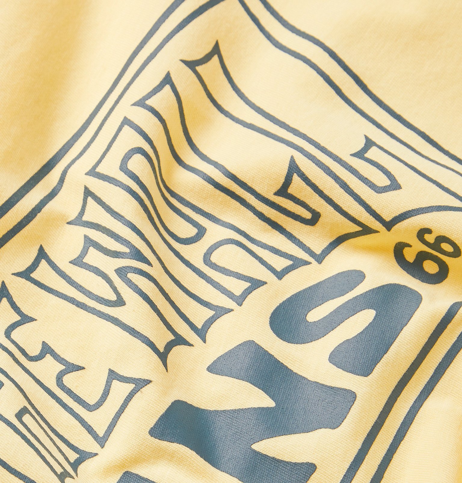 Vans - Logo-Print Cotton-Jersey T-Shirt - Yellow Vans