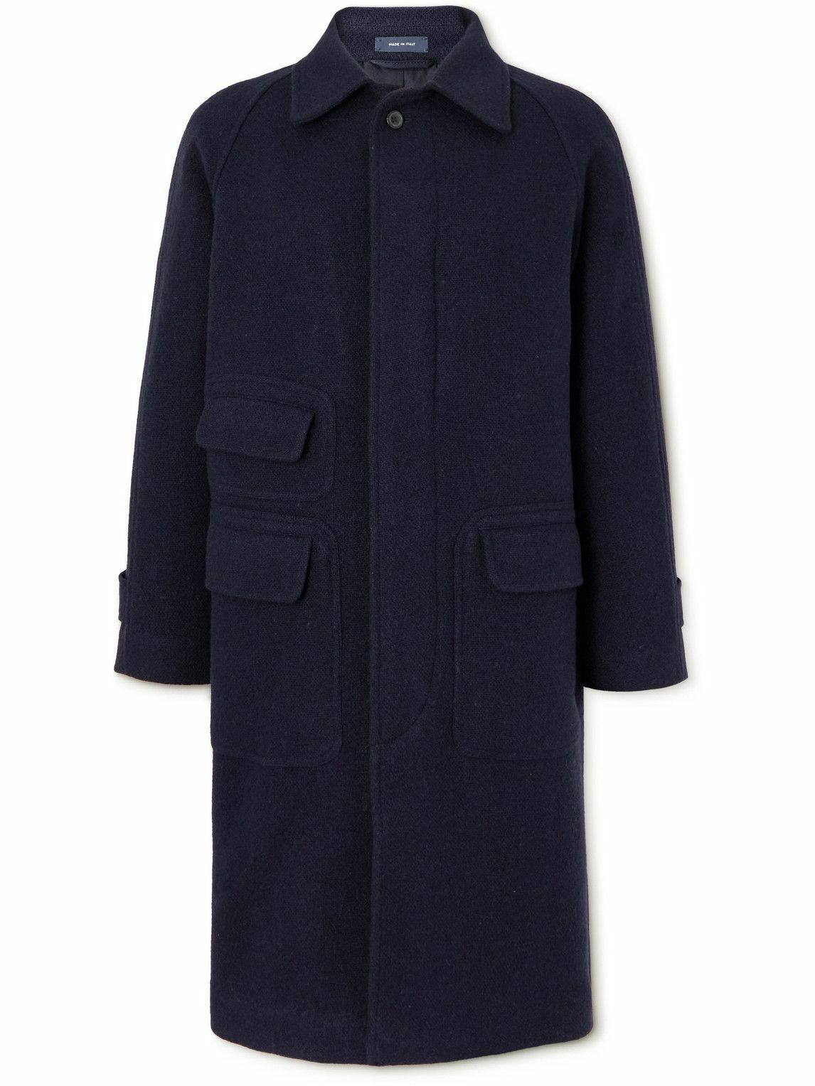 Drake's - Wool Coat - Blue Drake's