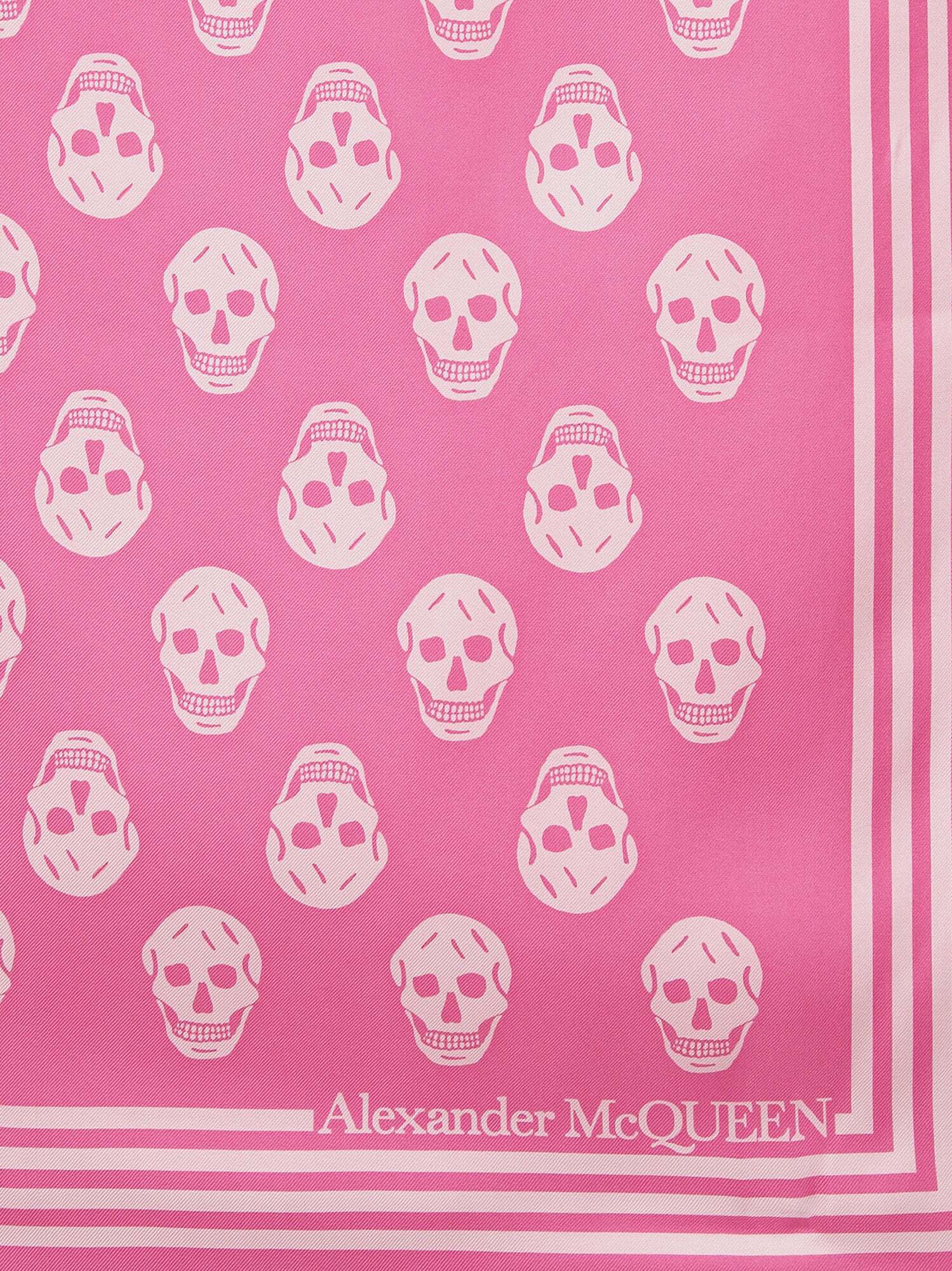 Alexander Mcqueen Scarf Pink Womens Alexander McQueen