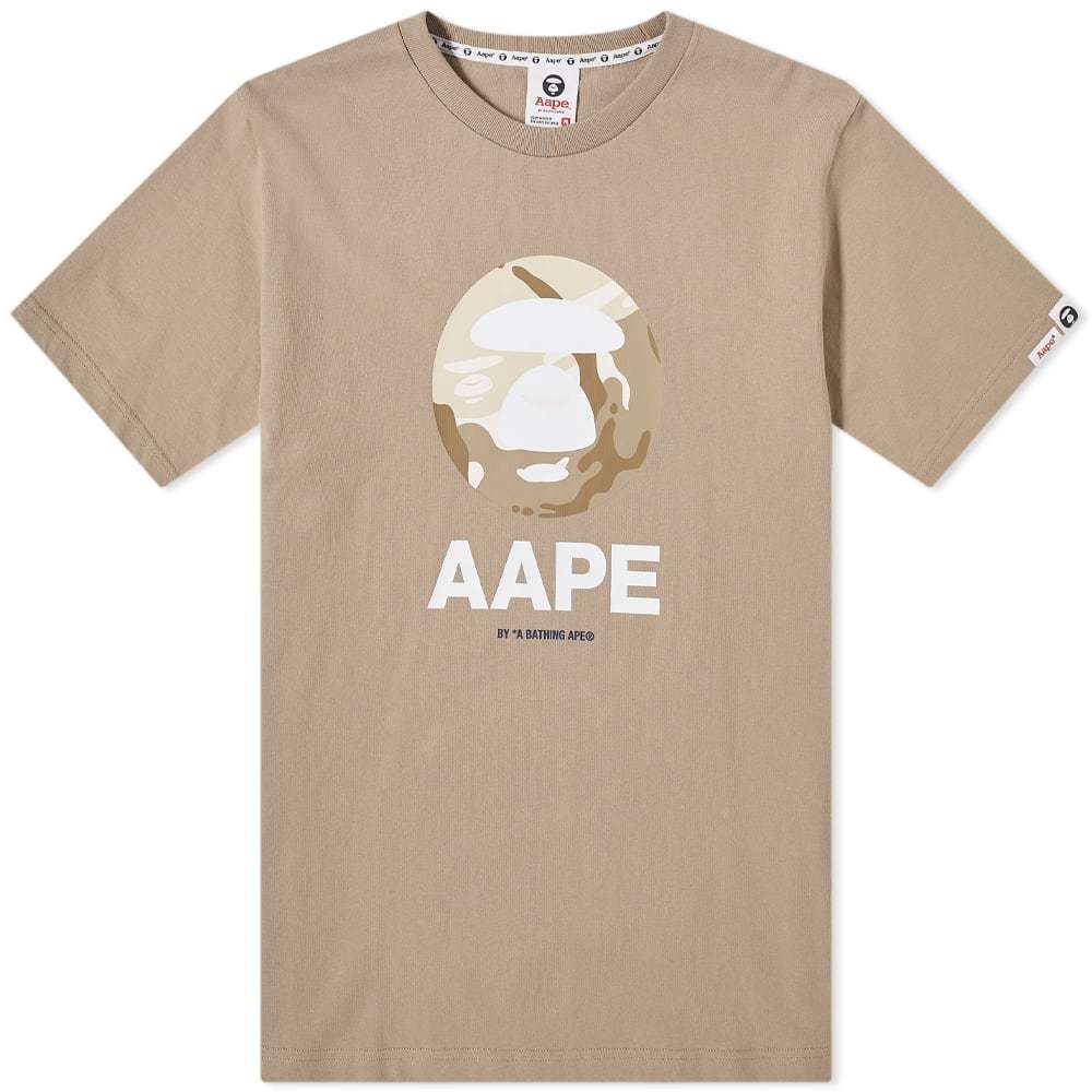 AAPE Camo Moon Face Tee AAPE by A Bathing Ape