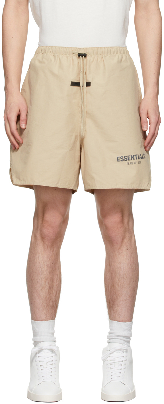 Essentials SSENSE Exclusive Beige Volley Shorts Essentials