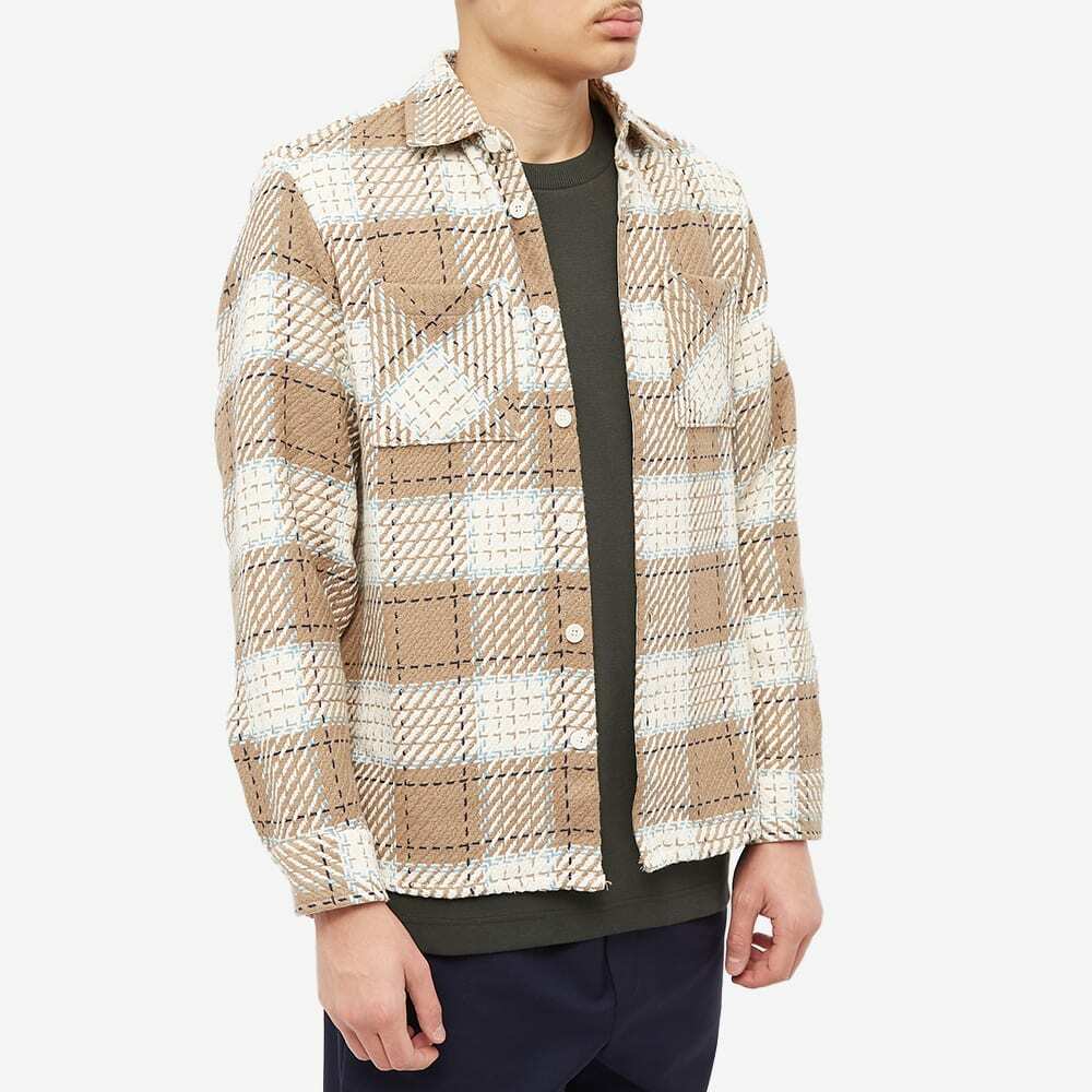 Wax London Men's Whiting Milton Overshirt in Natural Wax London