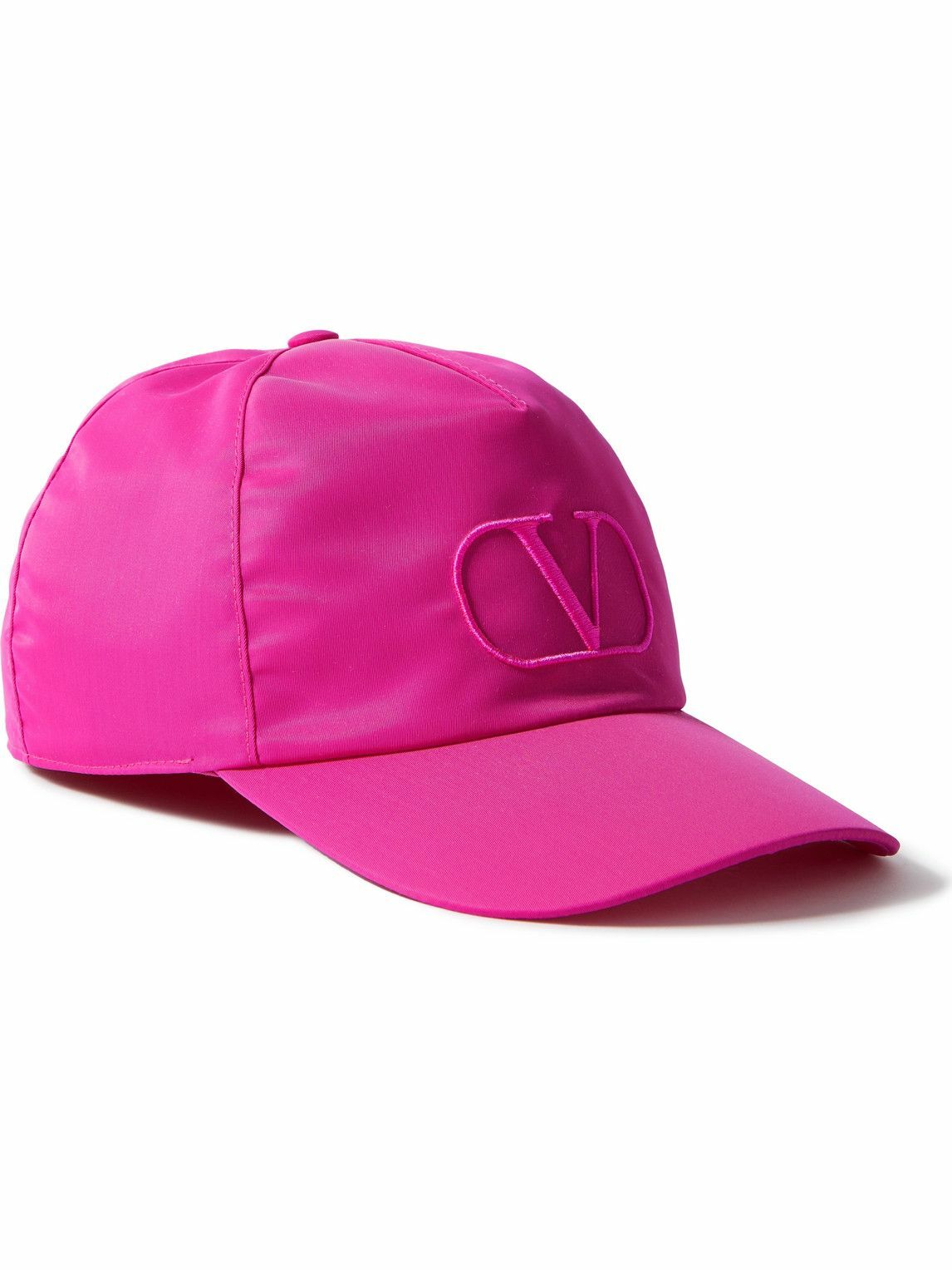 Valentino - Valentino Garavani Logo-Embroidered Shell Baseball Cap ...