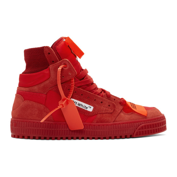 Off-White Red Off Court Sneakers Off-White