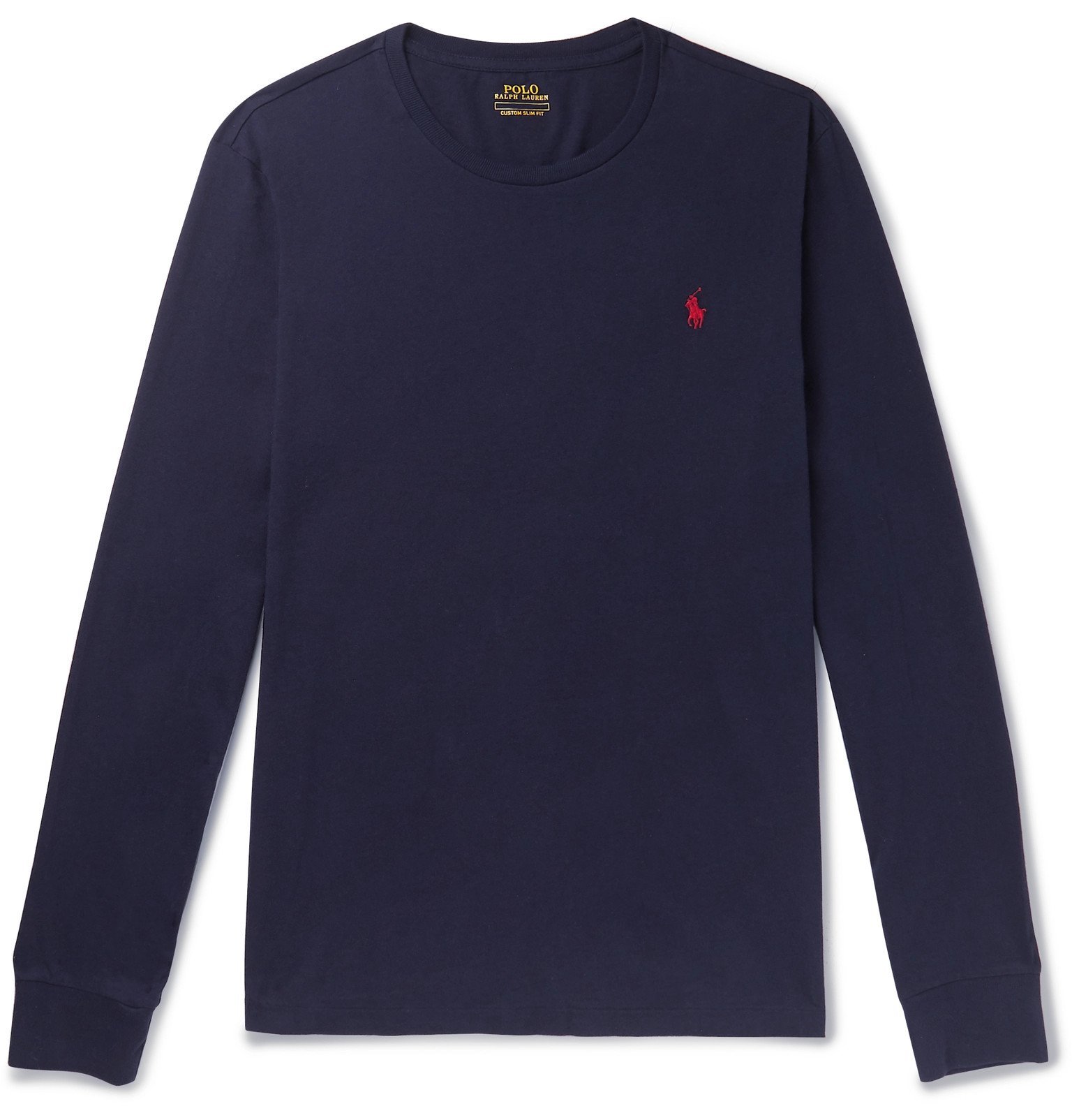 Polo Ralph Lauren - Cotton-Jersey T-Shirt - Blue Polo Ralph Lauren