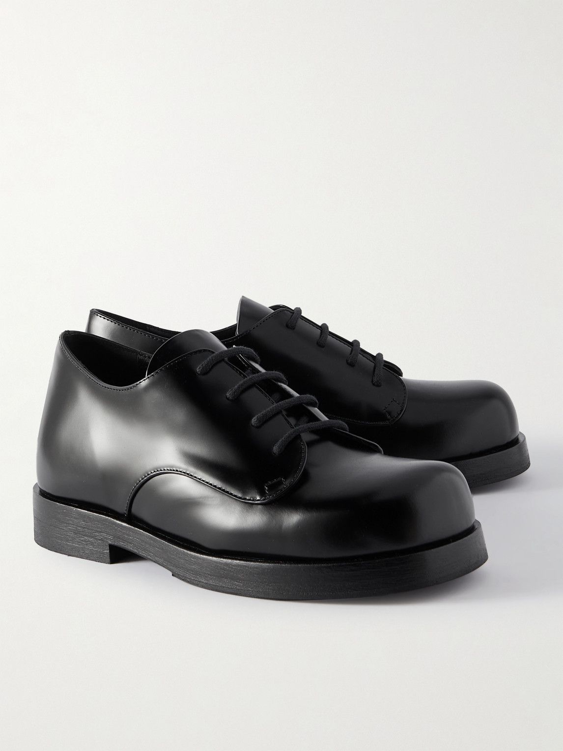Raf Simons - Leather Derby Shoes - Black Raf Simons