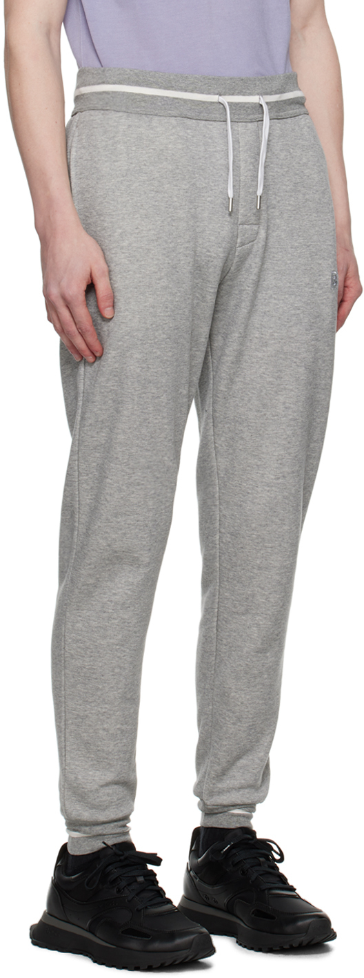 BOSS Gray Drawstring Sweatpants BOSS