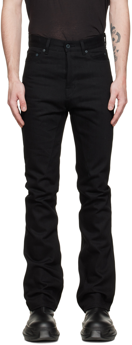 Rick Owens Drkshdw Black Jim Jeans Rick Owens Drkshdw