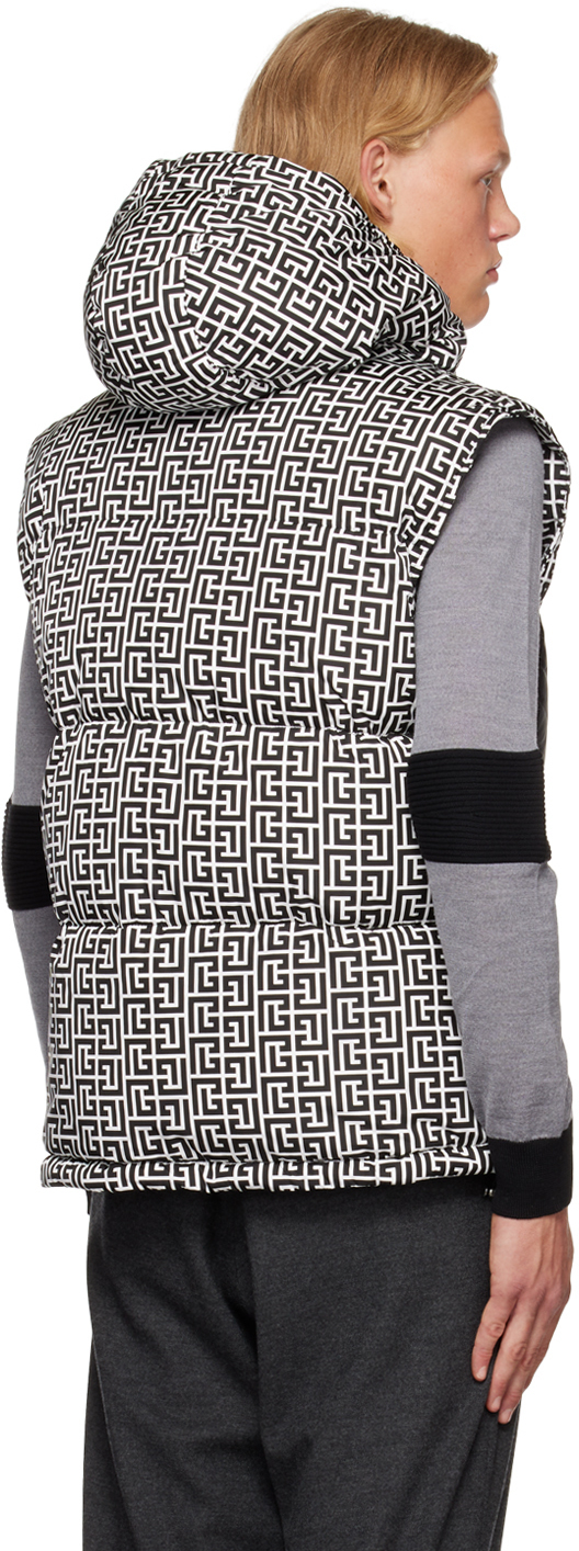 Balmain Black Padded Vest Balmain