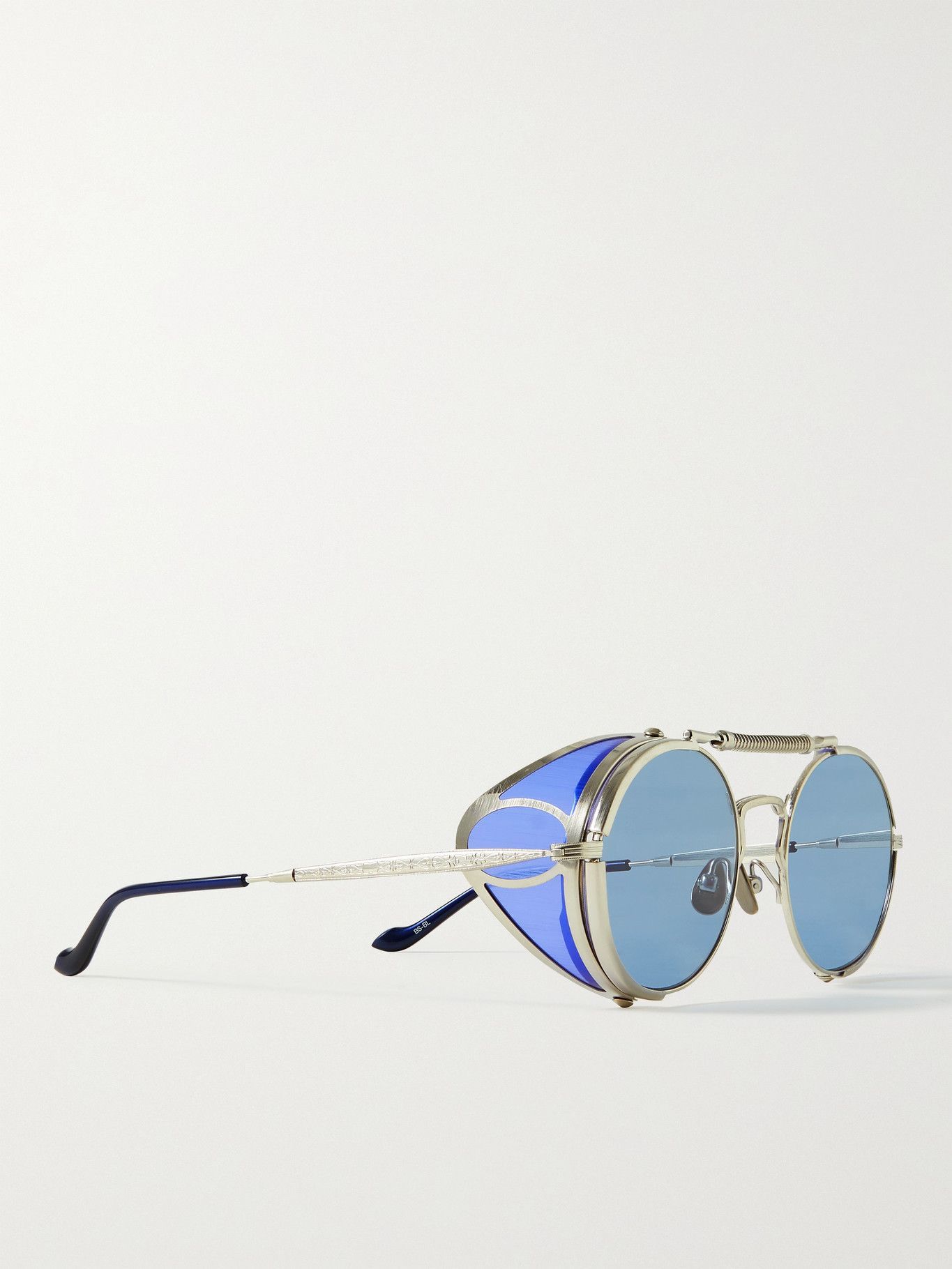 MATSUDA - Round-Frame Titanium Sunglasses with Side Shield Matsuda