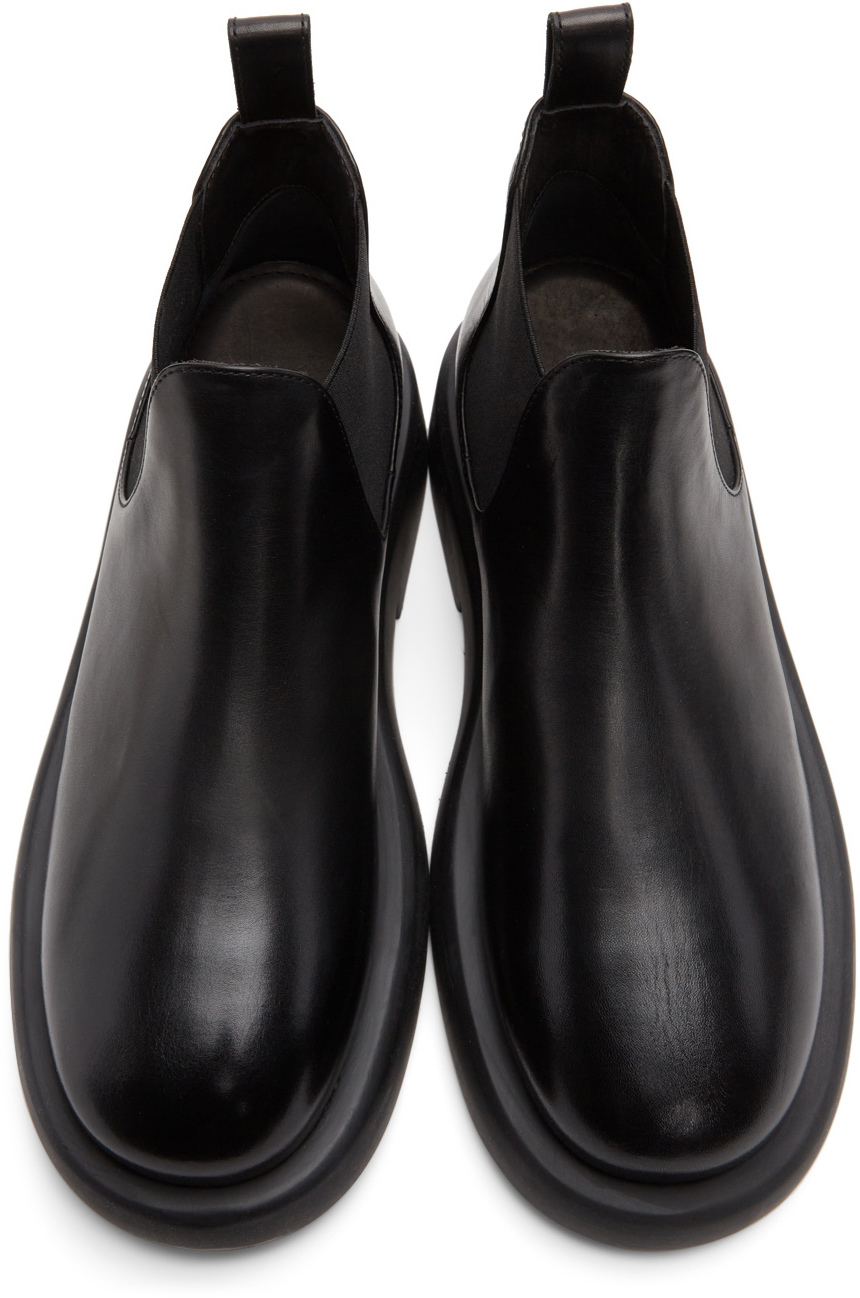 Marsèll Black & Grey Gomme Beatles Chelsea Boots Marsèll