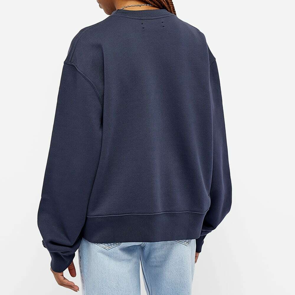 AMIRI Women's Core Logo Crew Neck Sweat in Navy Amiri
