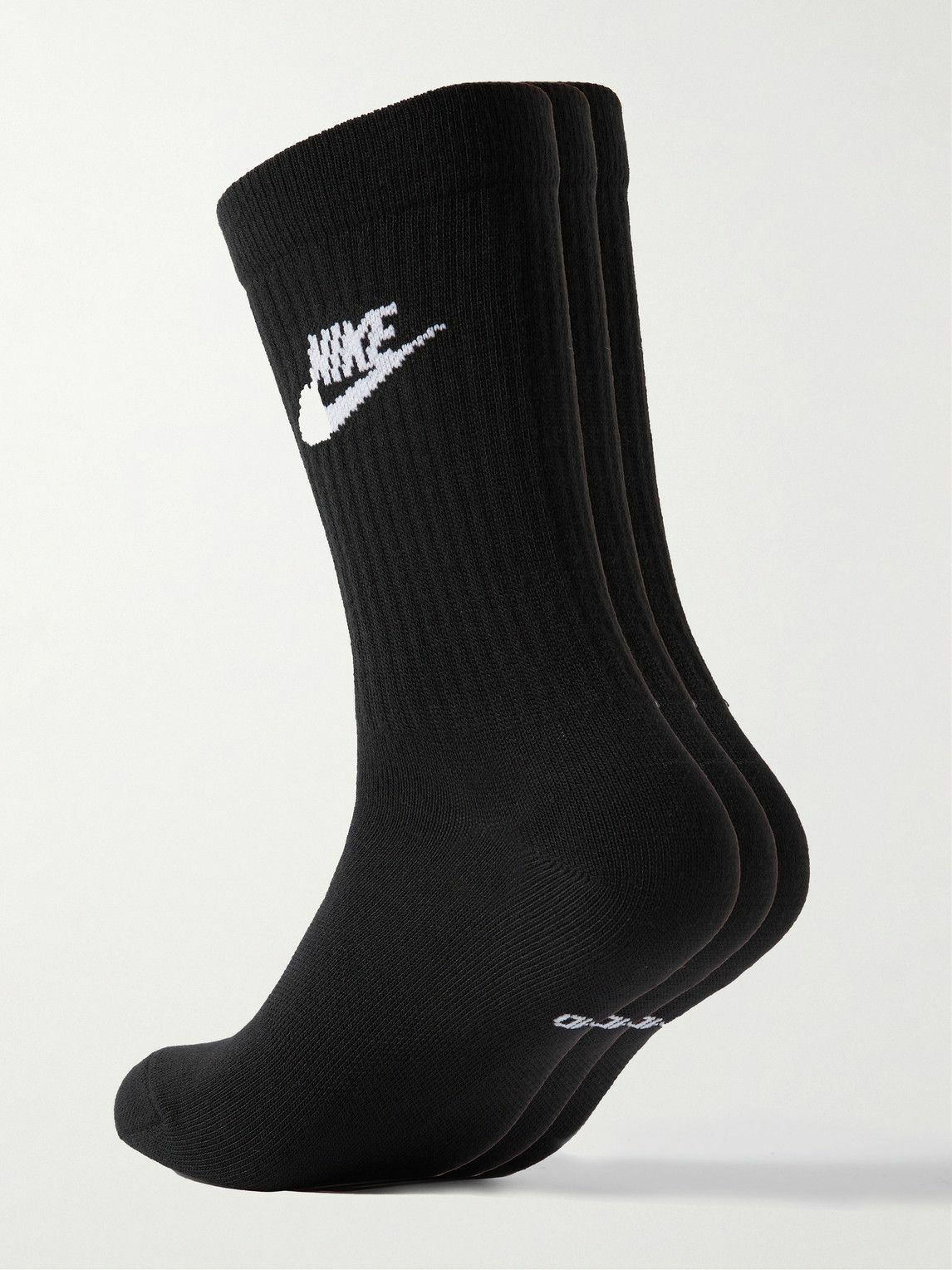 Nike - Three-Pack Nike Sportswear Everyday Essential Recycled Dri-FIT ...