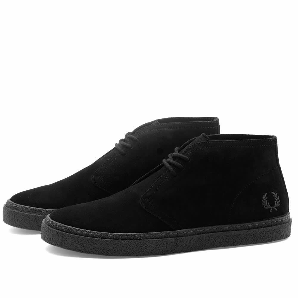 Fred Perry Authentic Men's Hawley Suede Boot in Black Fred Perry Authentic