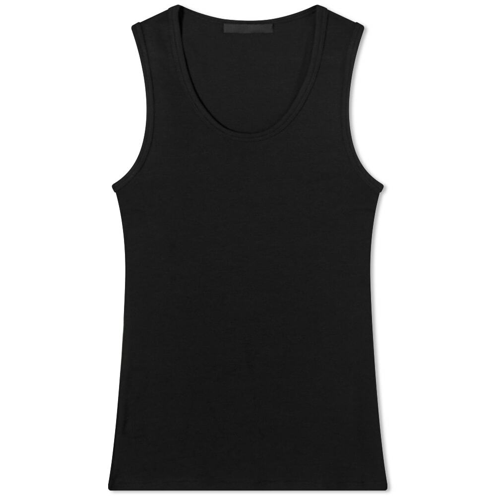 Wardrobe.nyc Women's Ribbed Tank in Black WARDROBE.NYC