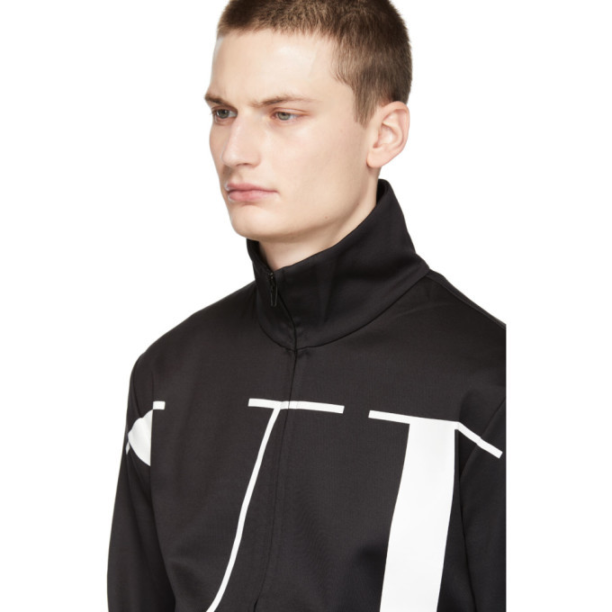 Valentino Black VLTN Zip-Up Jacket Valentino