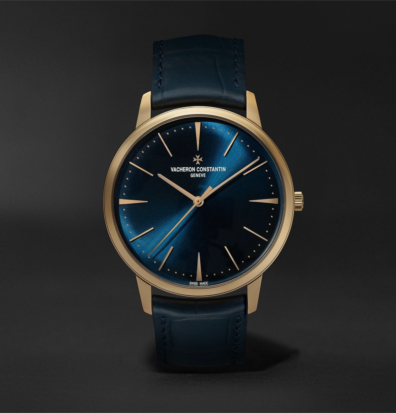 Vacheron Constantin - Patrimony Hand-Wound 40mm 18-Karat Pink Gold and ...
