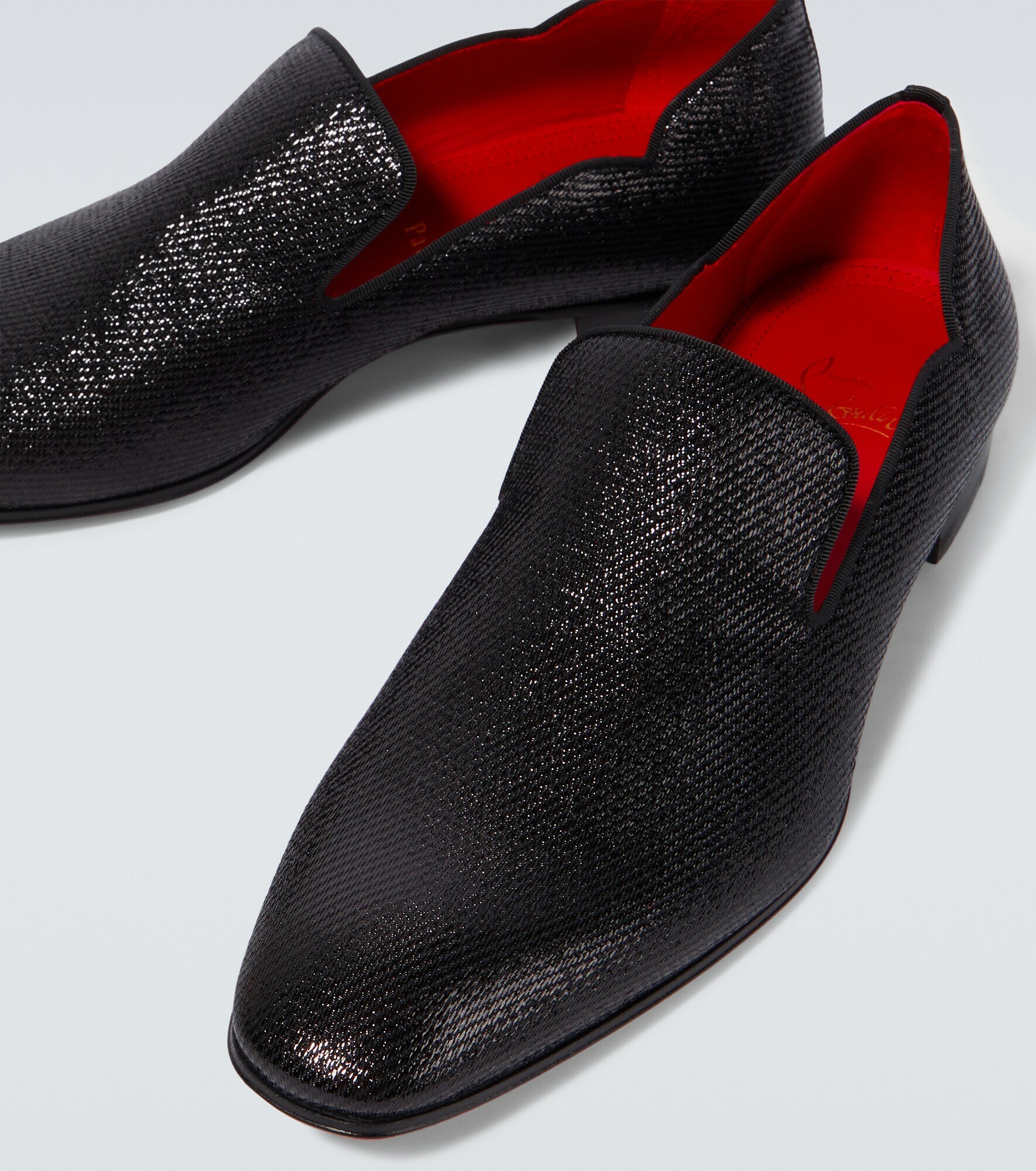 Christian Louboutin - Dandy Chick jacquard loafers Christian Louboutin