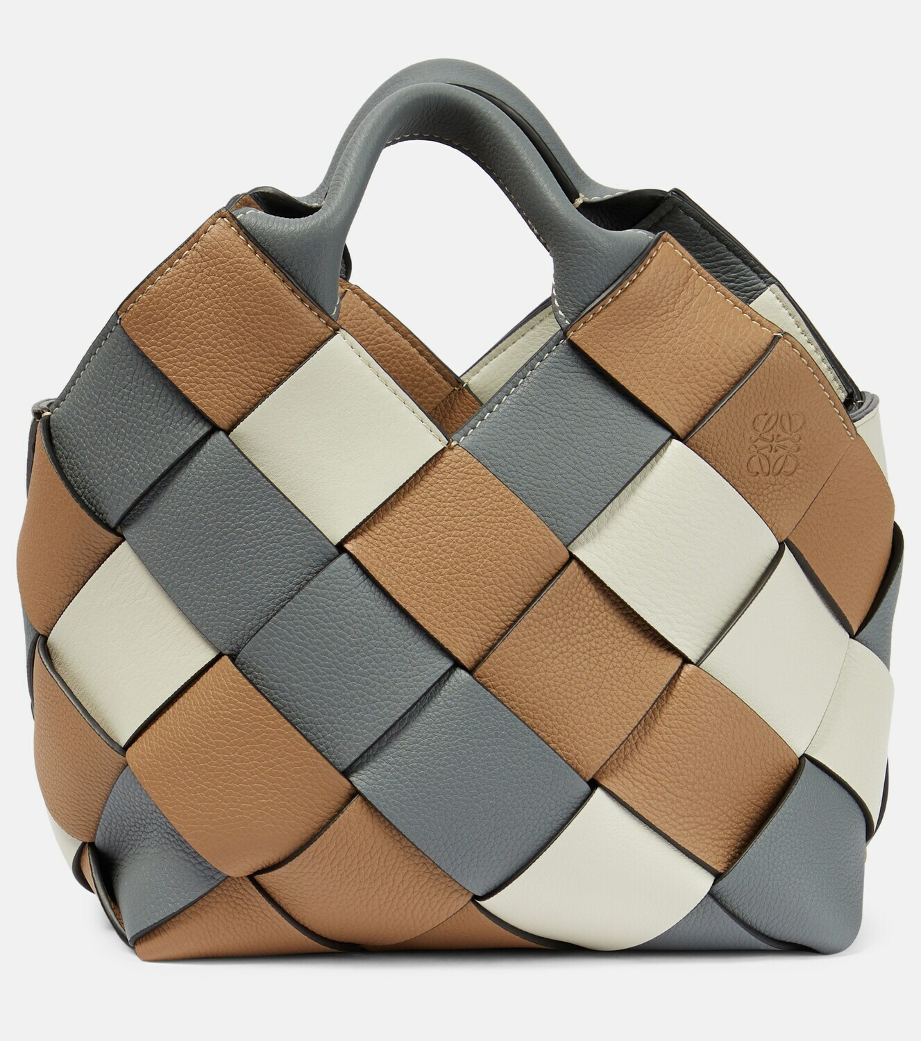Loewe - Woven leather tote bag Loewe