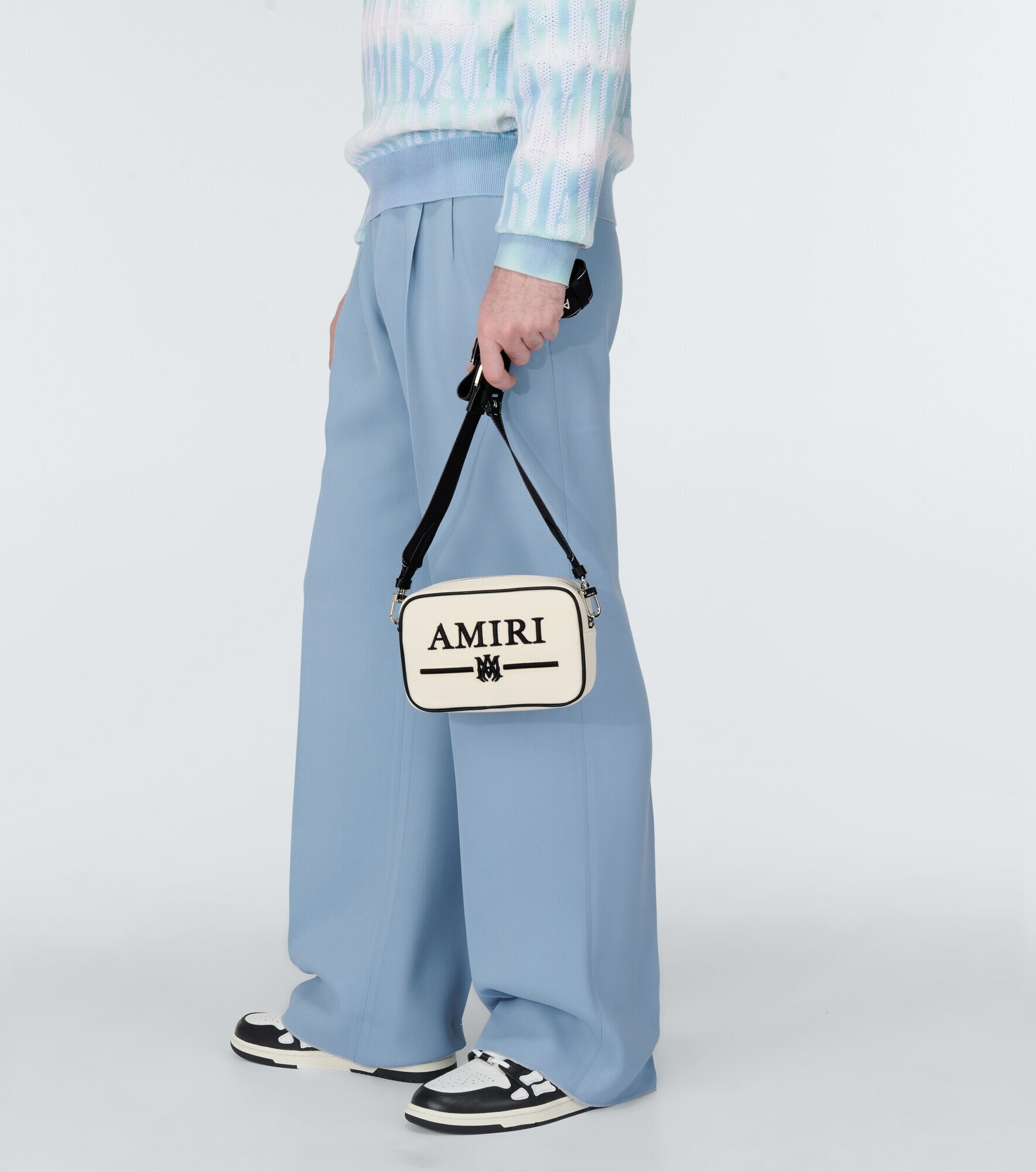 Amiri - Embroidered cotton canvas shoulder bag Amiri