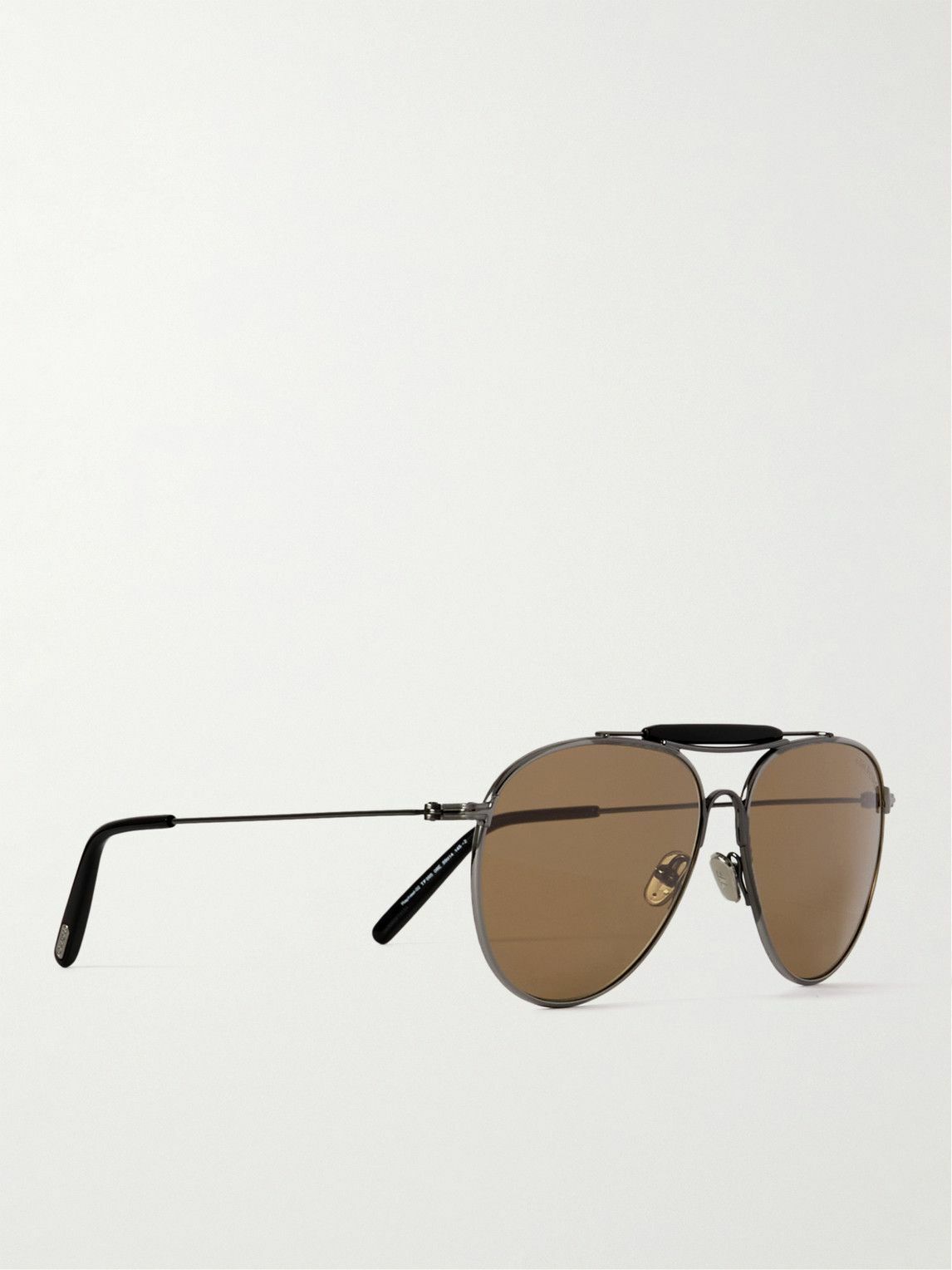 TOM FORD - Aviator-Style Silver-Tone Sunglasses TOM FORD