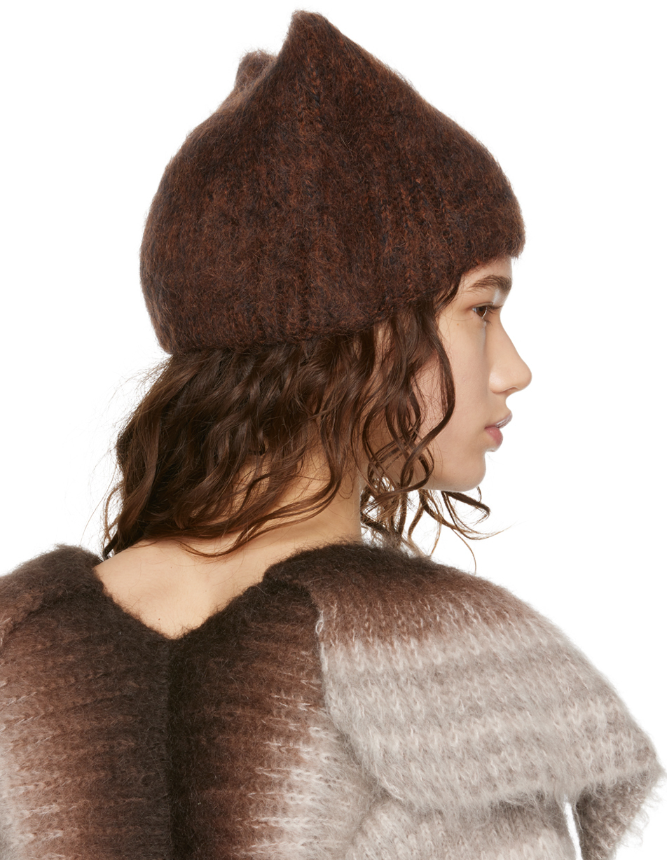 KNWLS Brown Precious Beanie KNWLS