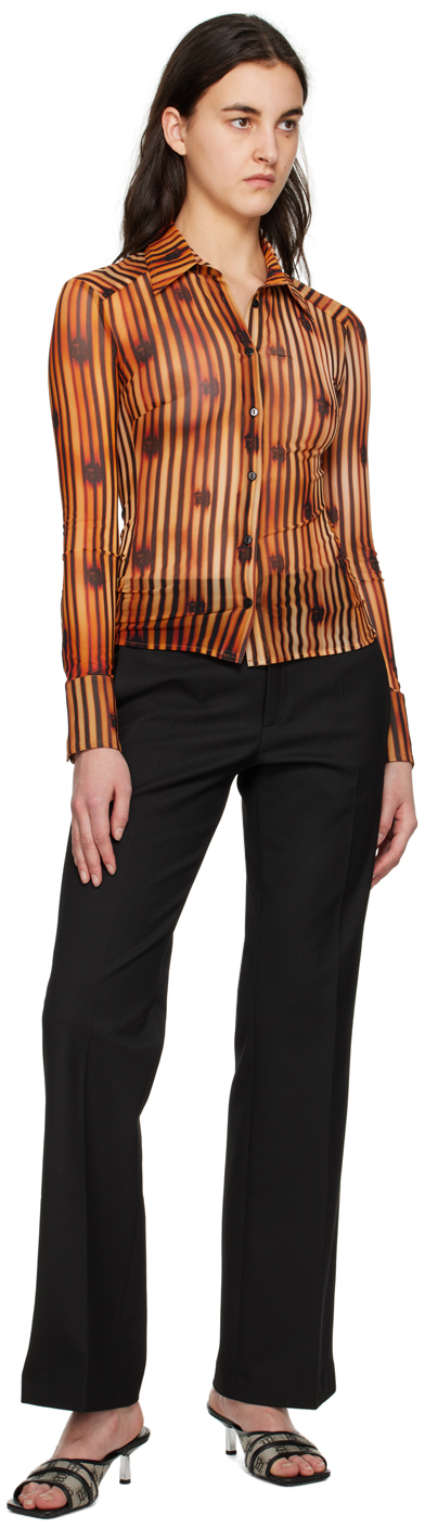 MISBHV Orange Striped Shirt MISBHV