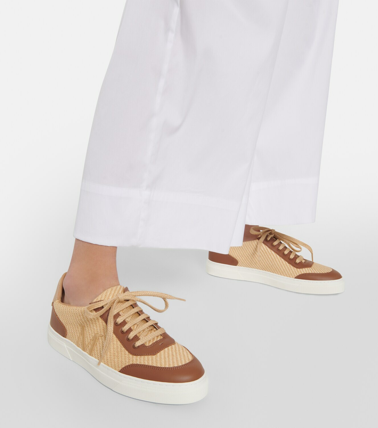 Max Mara - Taba canvas sneakers Max Mara