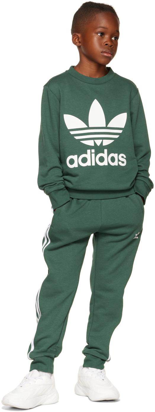 adidas Kids Kids Green Adicolor Crew Set adidas