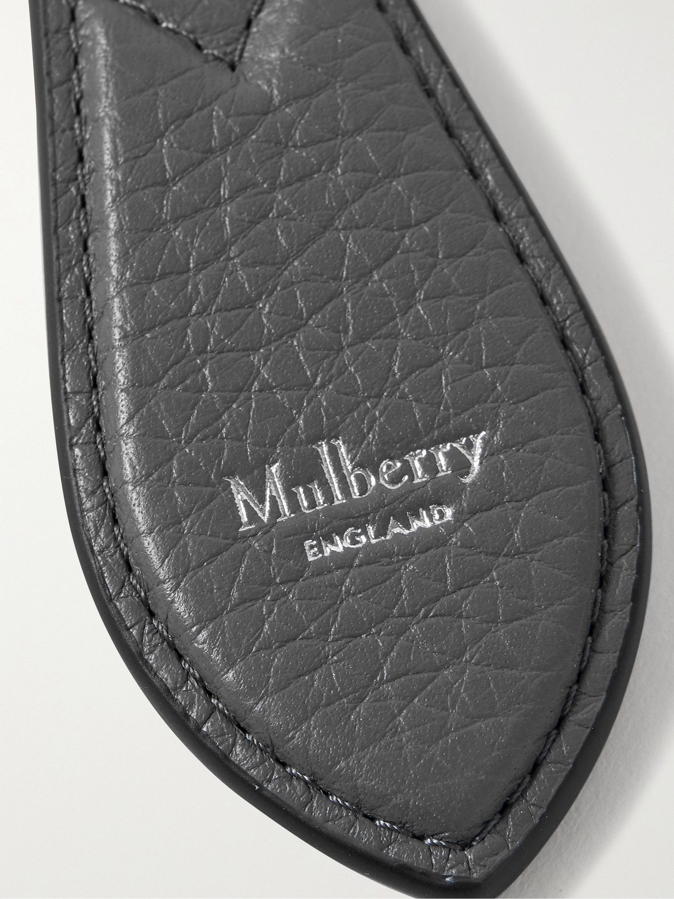 MULBERRY - Full-Grain Leather Key Fob Mulberry
