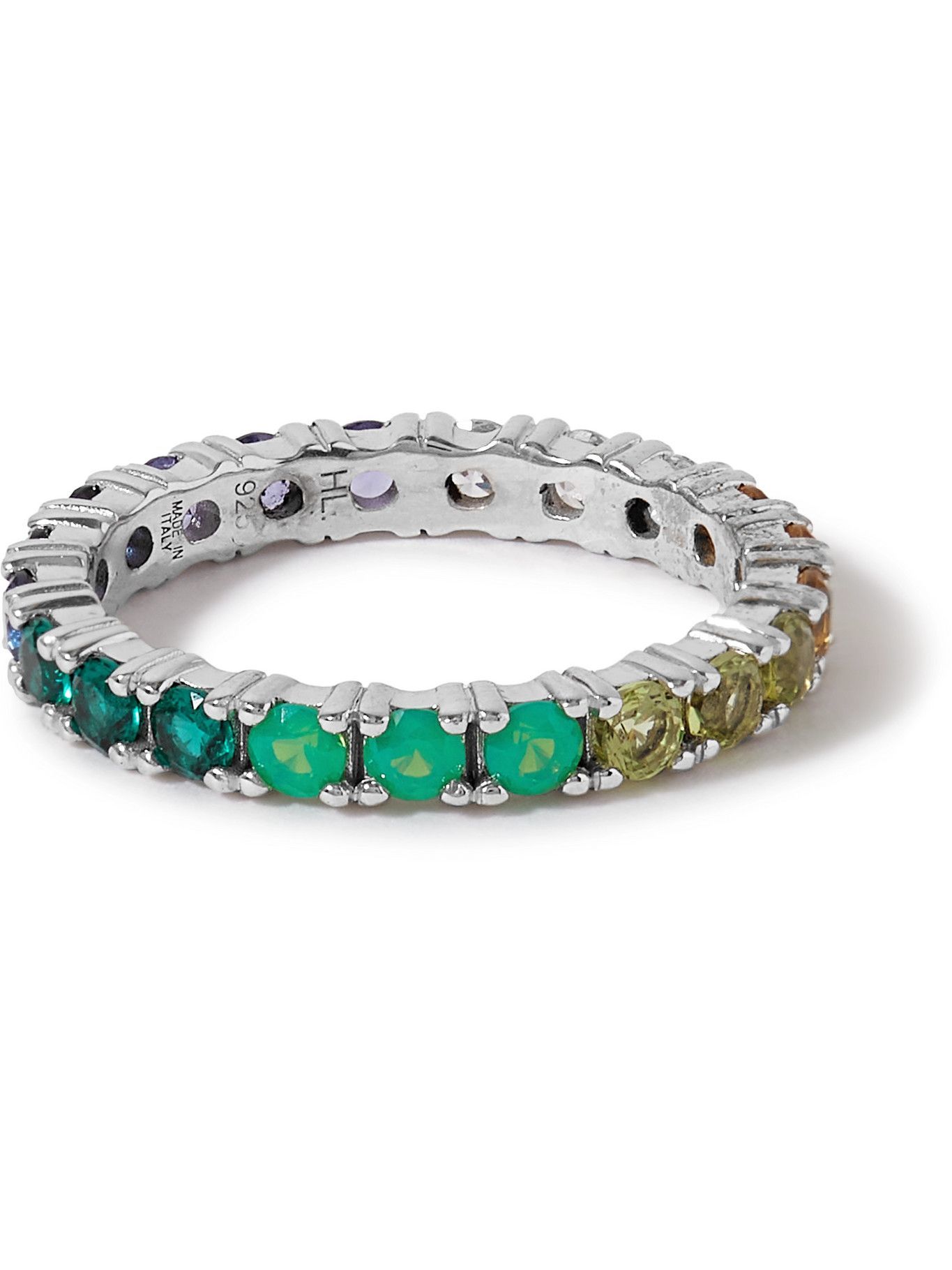 Hatton Labs - Sterling Silver Crystal Ring - Multi Hatton Labs