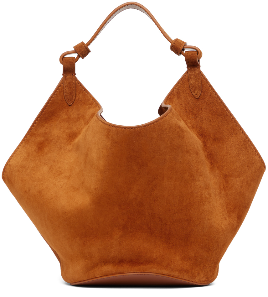 KHAITE Brown Mini Lotus Bag Khaite