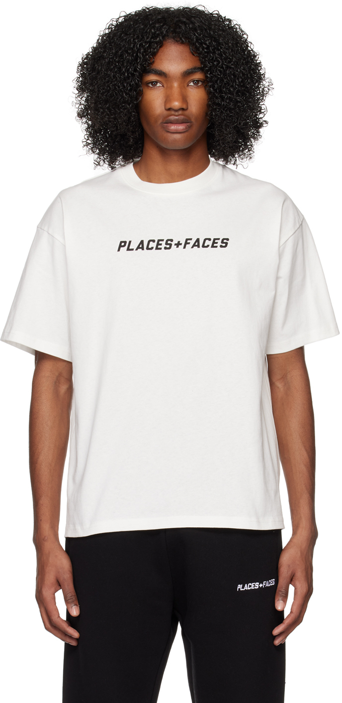 PLACES+FACES White Signature T-Shirt PLACES+FACES