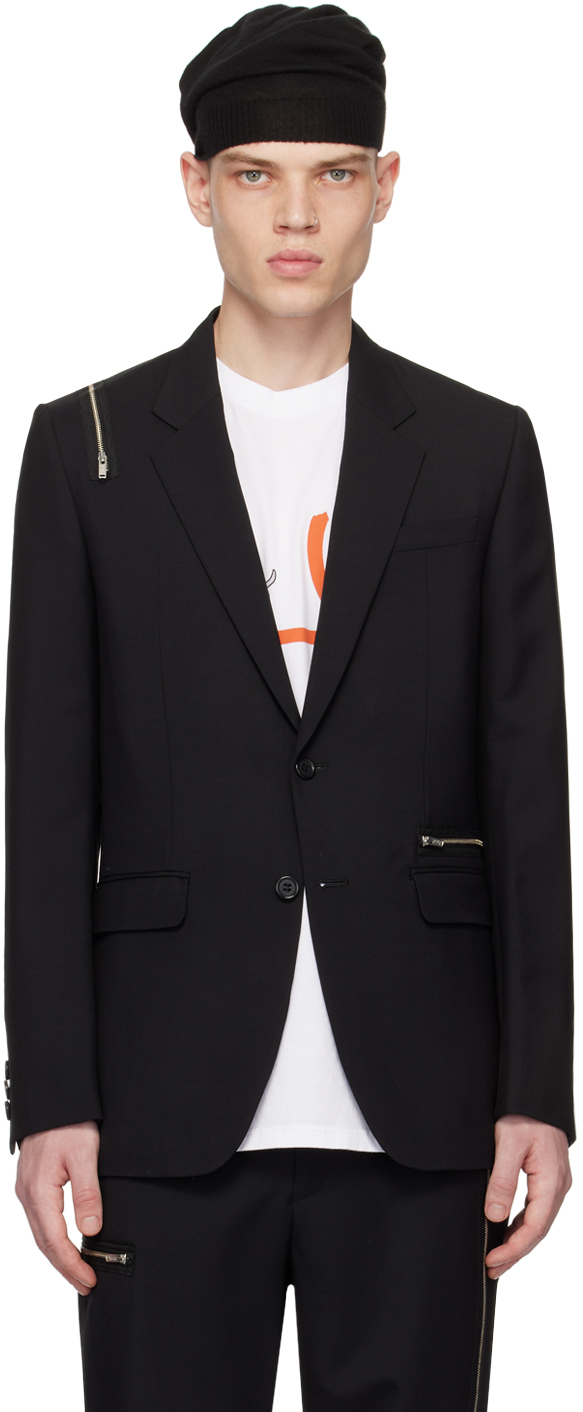 Undercover Black Zip Blazer Undercover