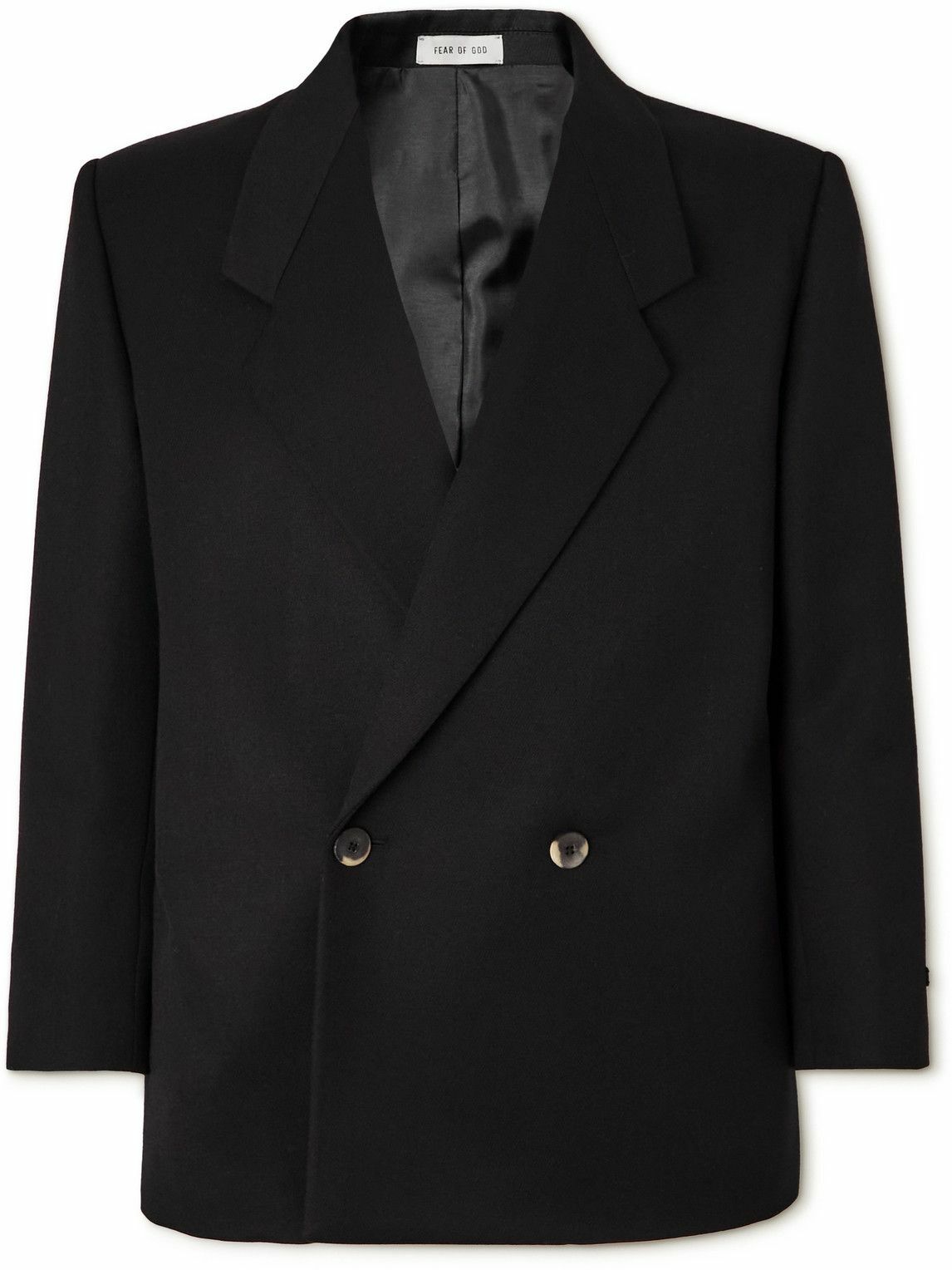 Fear of God - Eternal Double-Breasted Cavalry Wool-Twill Suit Jacket ...