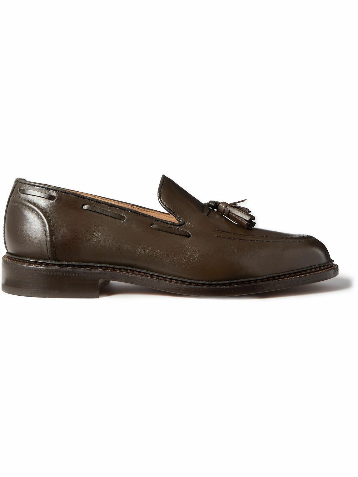 Tricker's - Elton Tasselled Leather Loafers - Brown Tricker's