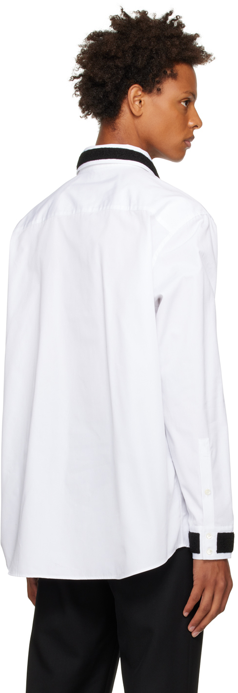 Balmain White Velcro Shirt Balmain