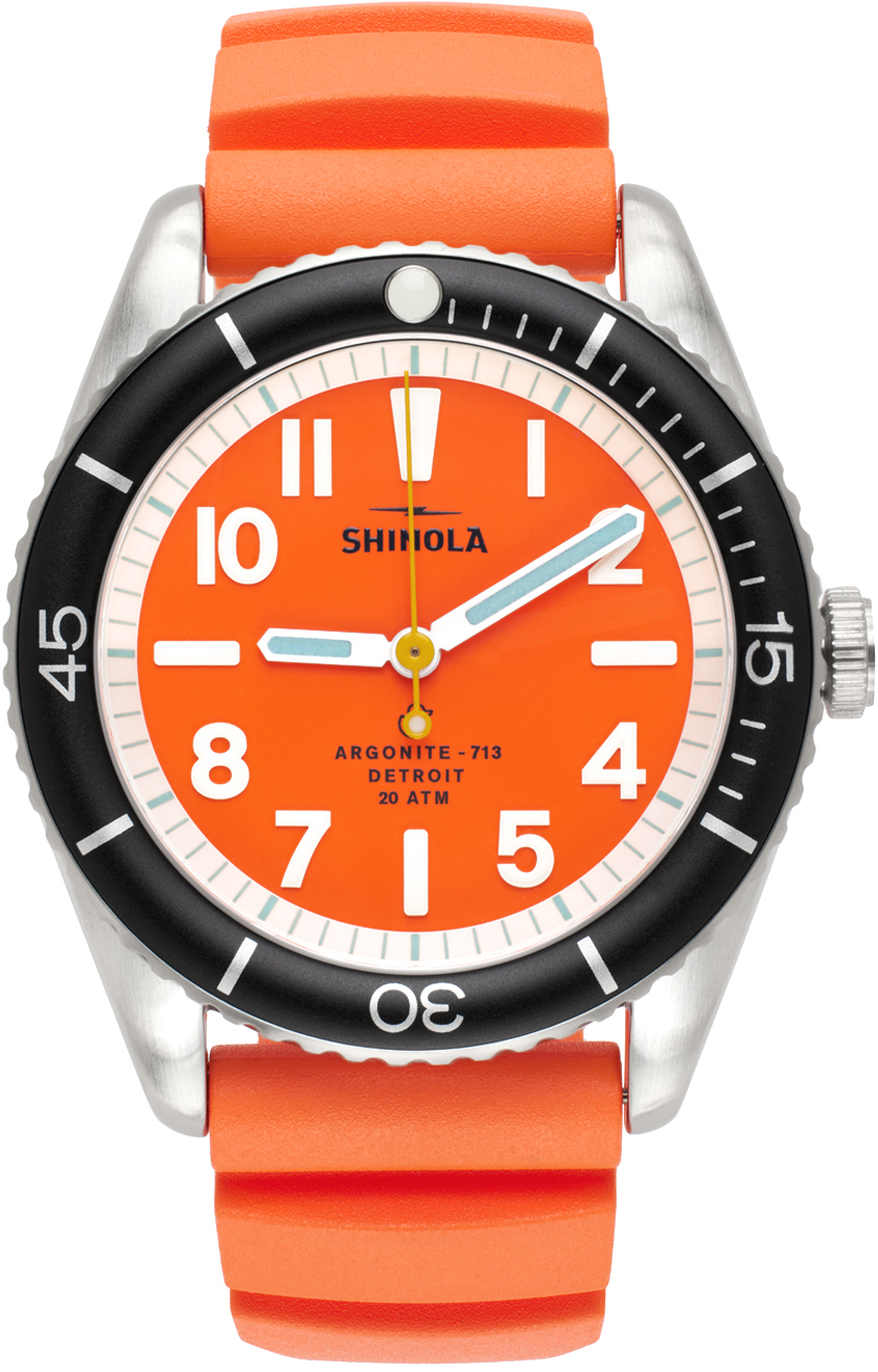Shinola Orange 'The Duck' Watch Shinola