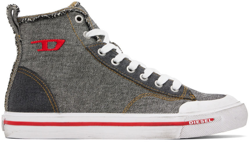 Diesel Gray S-Athos Sneakers Diesel