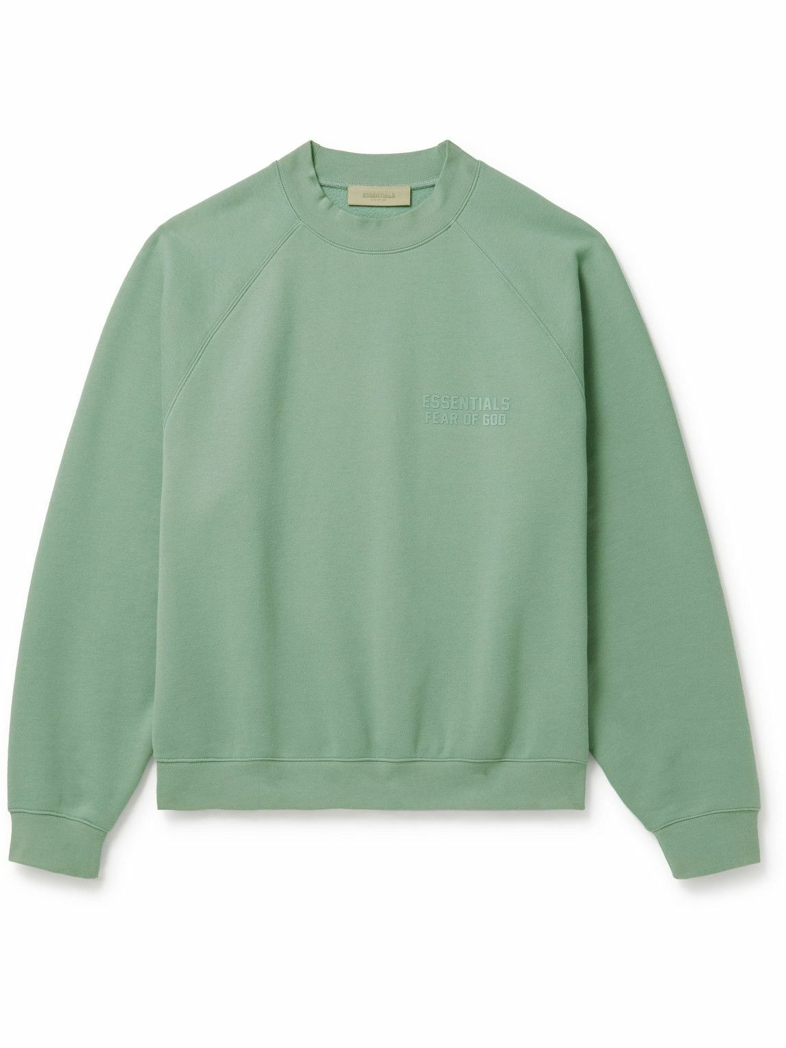FEAR OF GOD ESSENTIALS - Logo-Appliquéd Cotton-Blend Jersey Sweatshirt ...