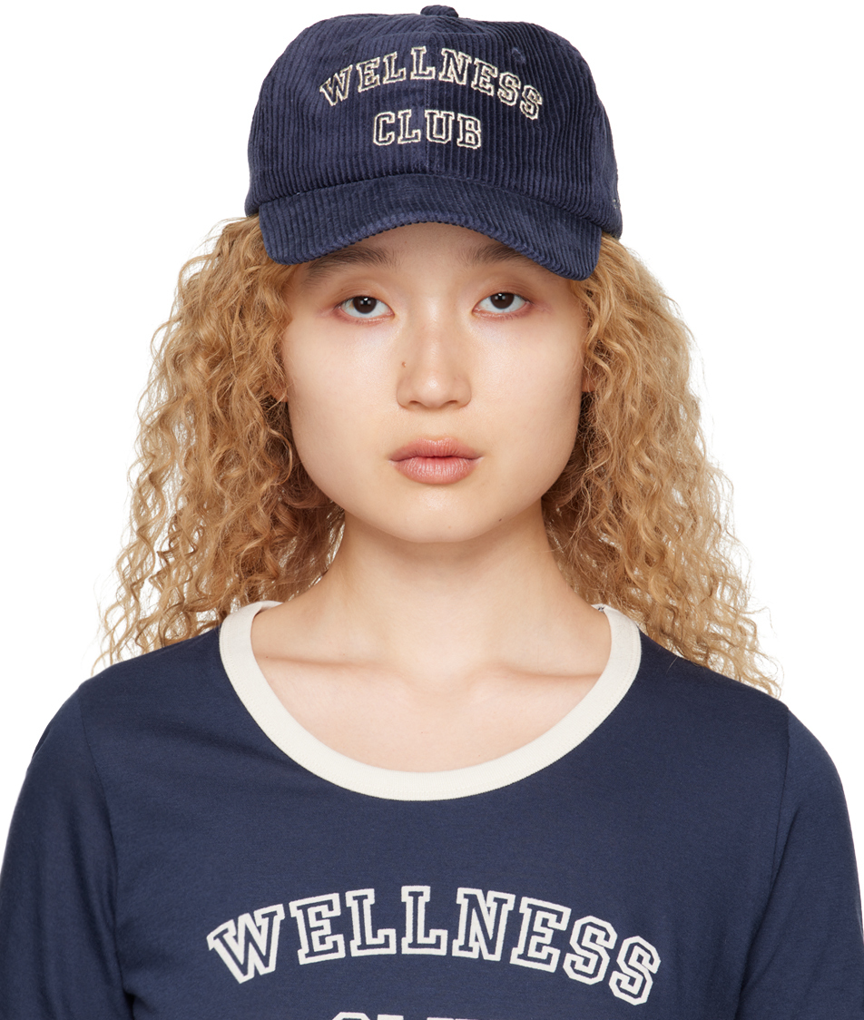 Sporty & Rich Navy 'Wellness Club' Cap Sporty & Rich