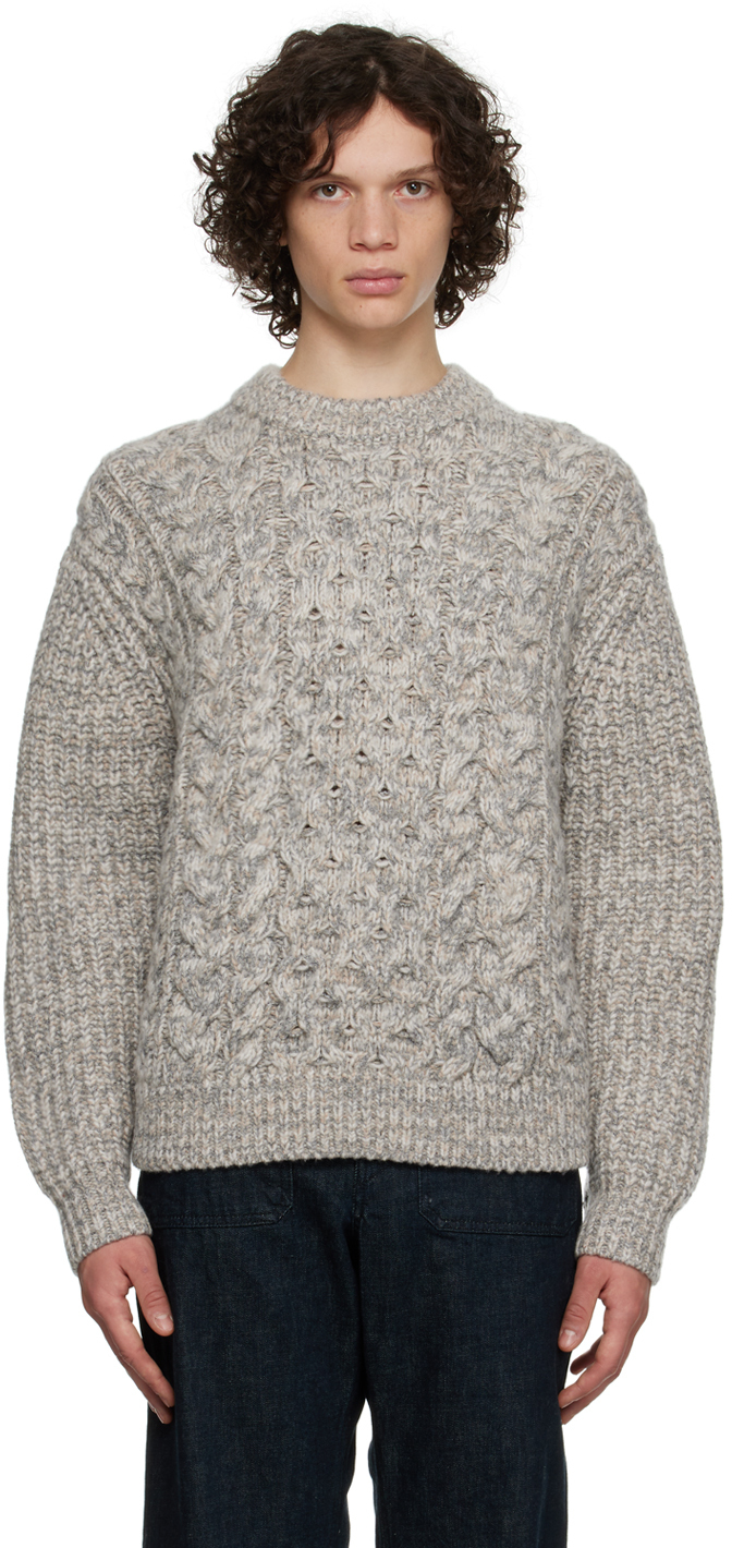 Joseph Gray Cable Sweater Joseph