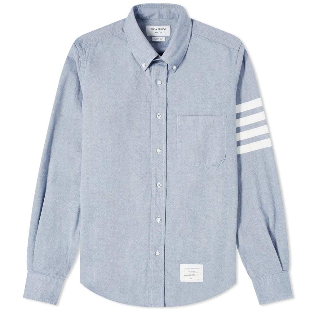 Thom Browne 4 Bar Button Down Flannel Shirt Thom Browne