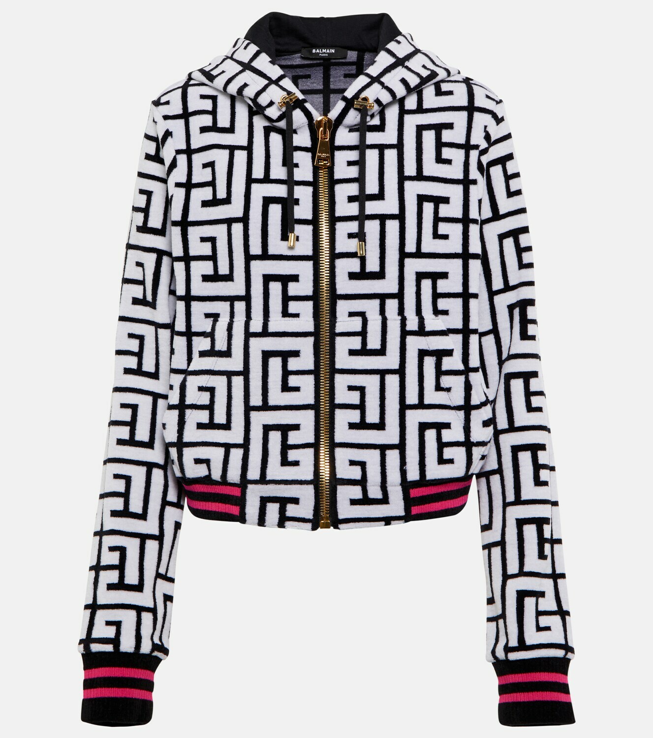 Balmain - Monogram hoodie Balmain