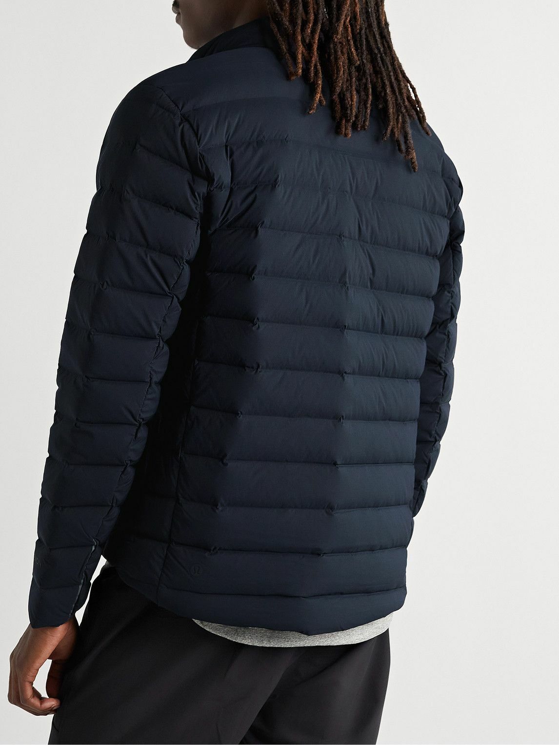 Lululemon - Navigation Quilted Shell Down Jacket - Blue Lululemon