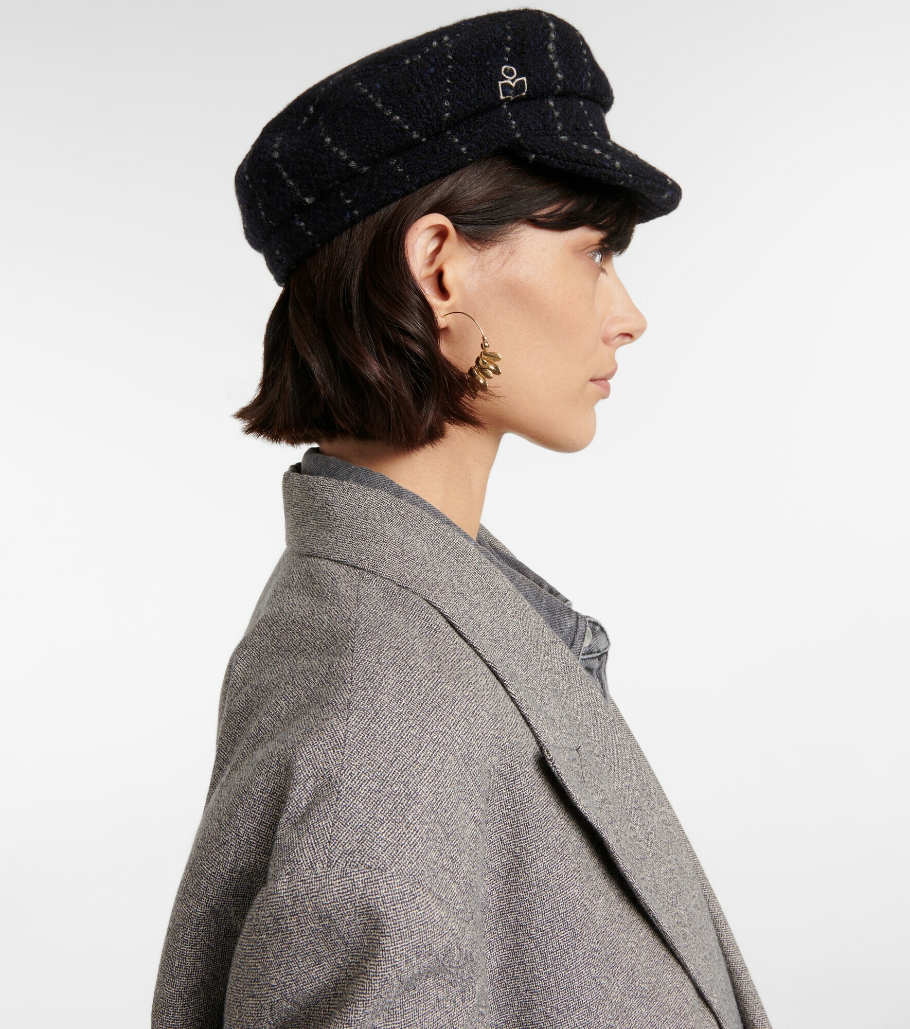Isabel Marant - Evie virgin wool baker boy hat Isabel Marant