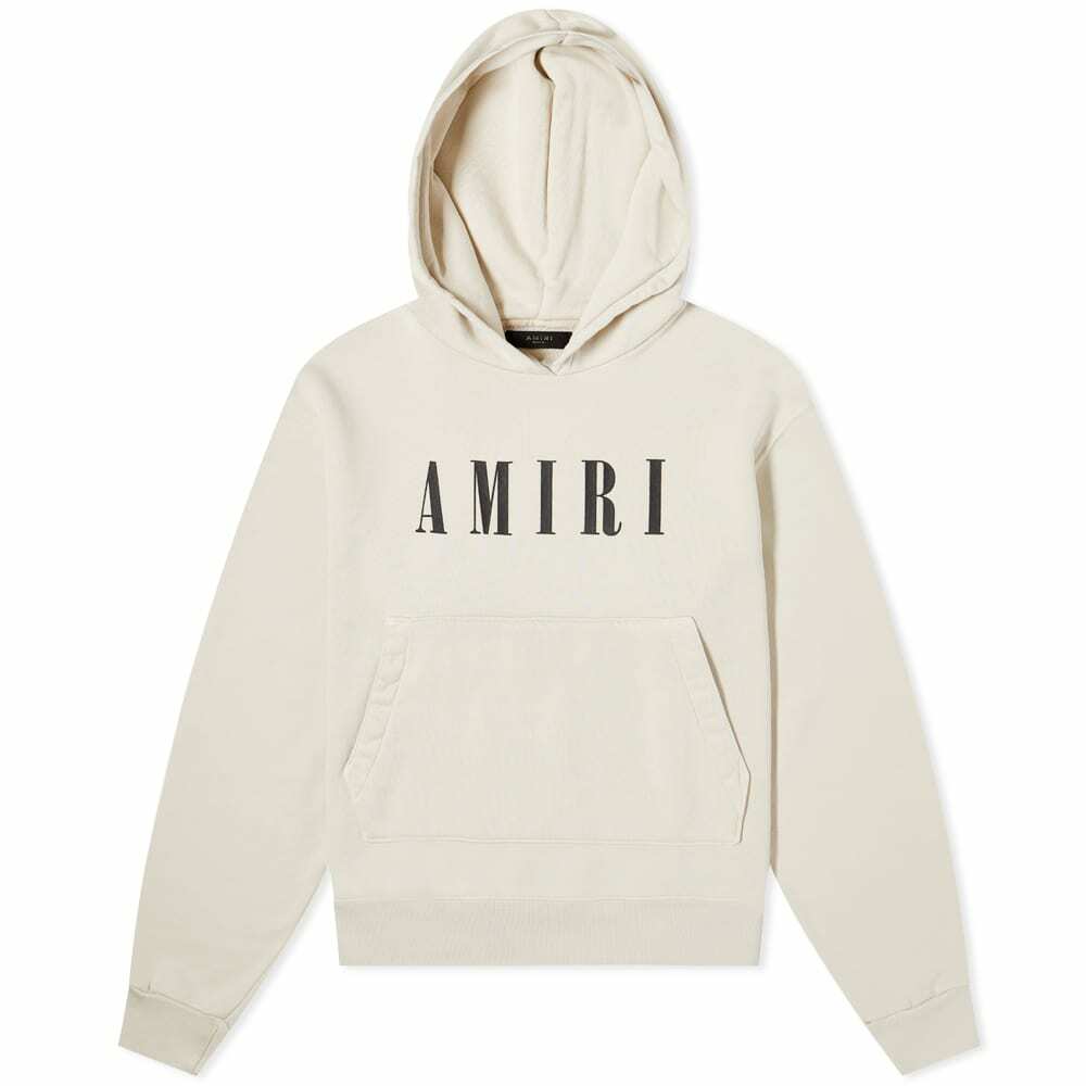 AMIRI Women's Oversized Large Logo Hoody in Alabaster Amiri