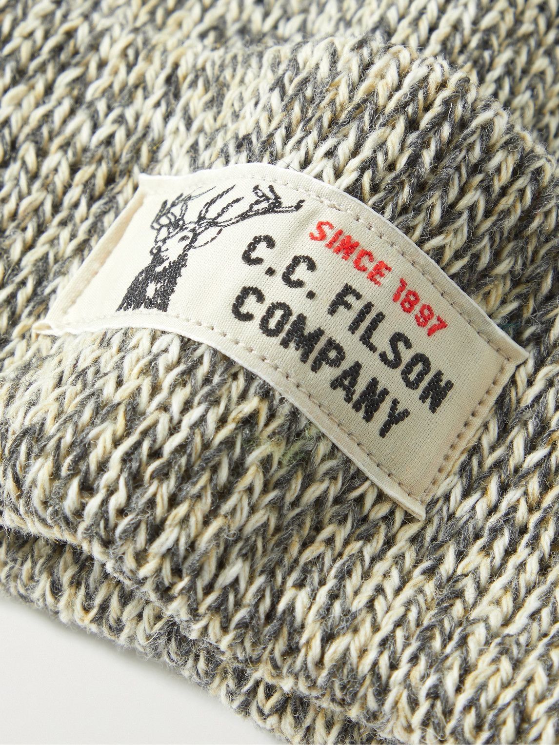 Filson - Logo-Appliquéd Wool-Blend Beanie Filson