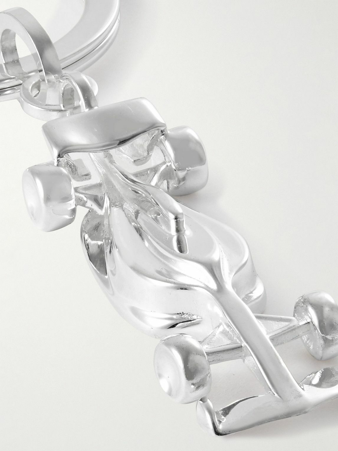 Asprey - F1® Sterling Silver Key Fob Asprey